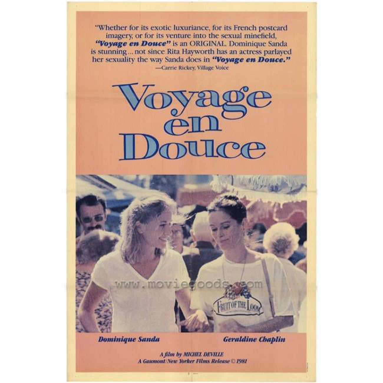 Voyage En Douce Movie Poster - 27 x 40 in. - Walmart.com