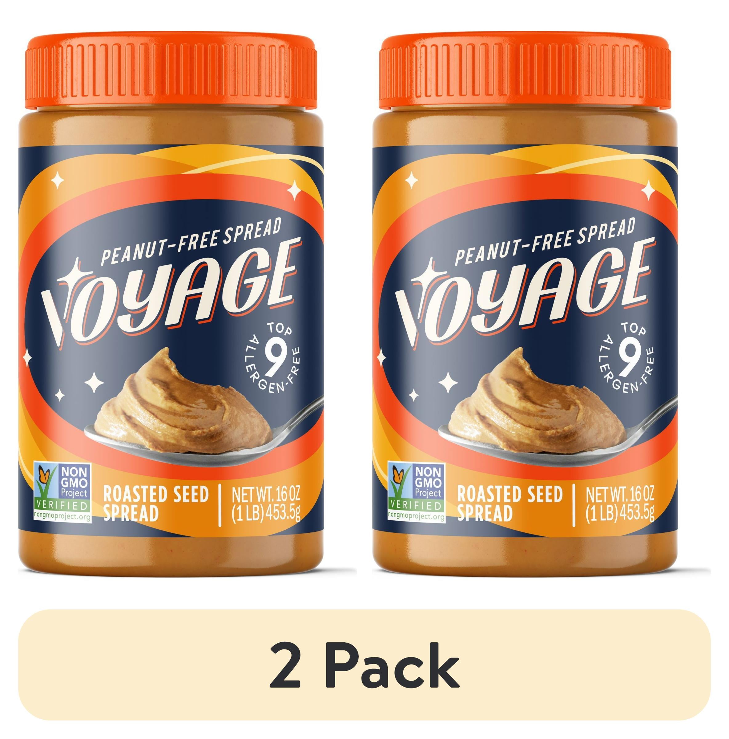 (2 pack) Voyage Foods Top 9 Allergen-Free Peanut-Free Spread 16 OZ Jar ...