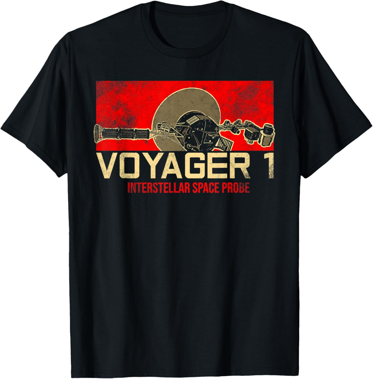 Voyager 1 Interstellar Space Probe Solar System Astronomy T-Shirt ...