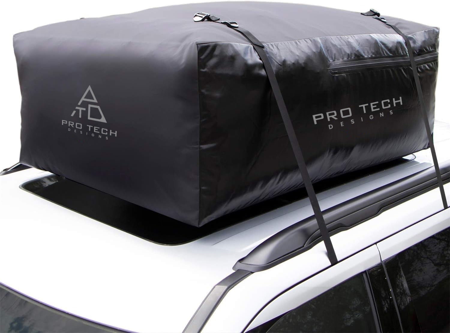 Voyager - 18 Cubic Feet Waterproof Rooftop Cargo Carrier for Top of ...