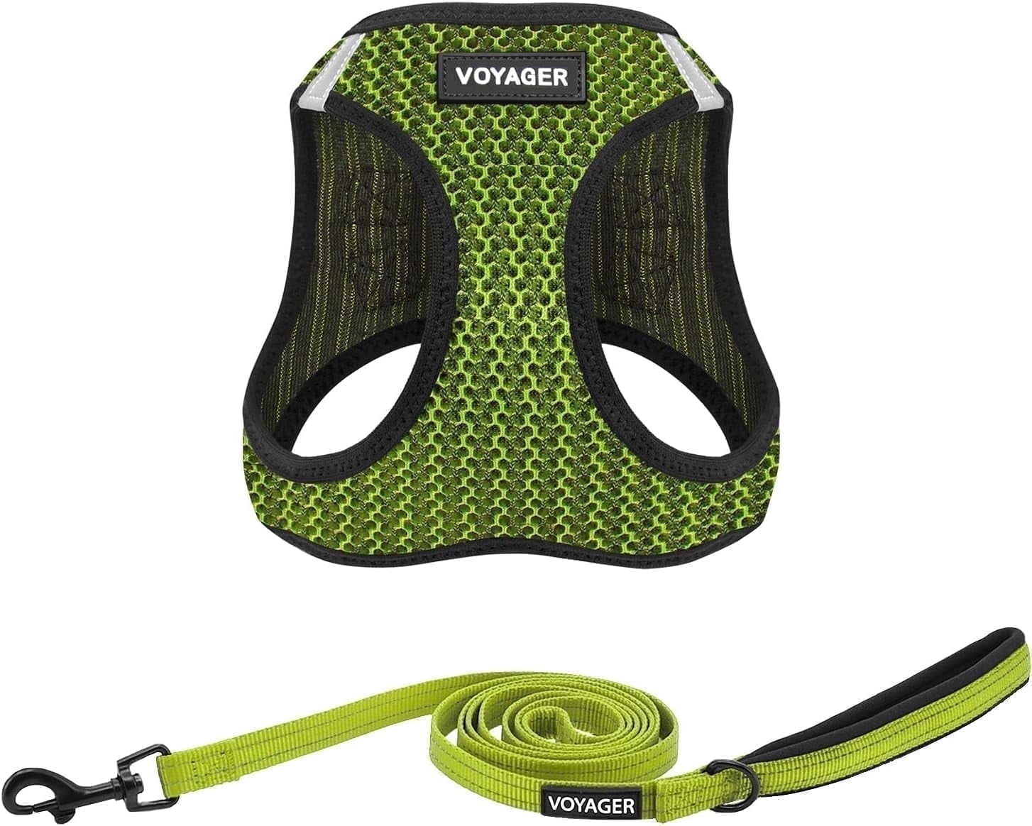 Voyager Step-In Air All Weather Mesh Harness & Reflective Dog Leash ...