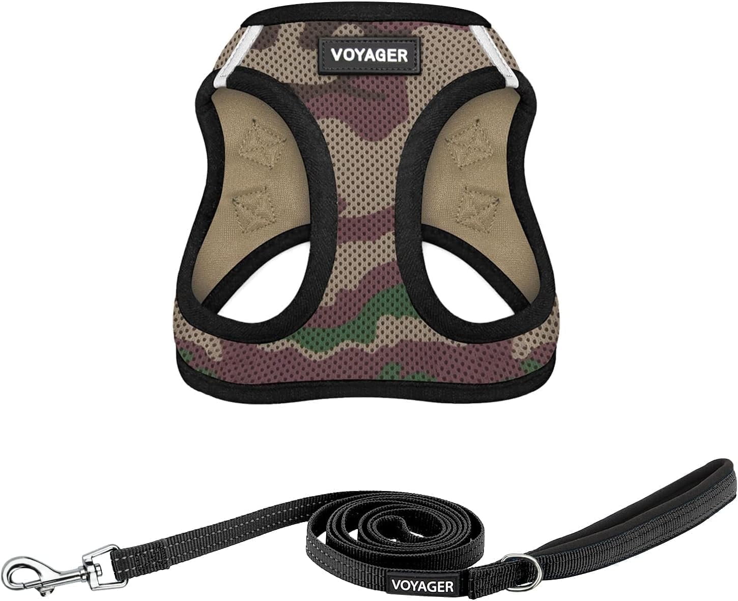 Voyager Step-In Air All Weather Mesh Harness & Reflective Dog Leash ...