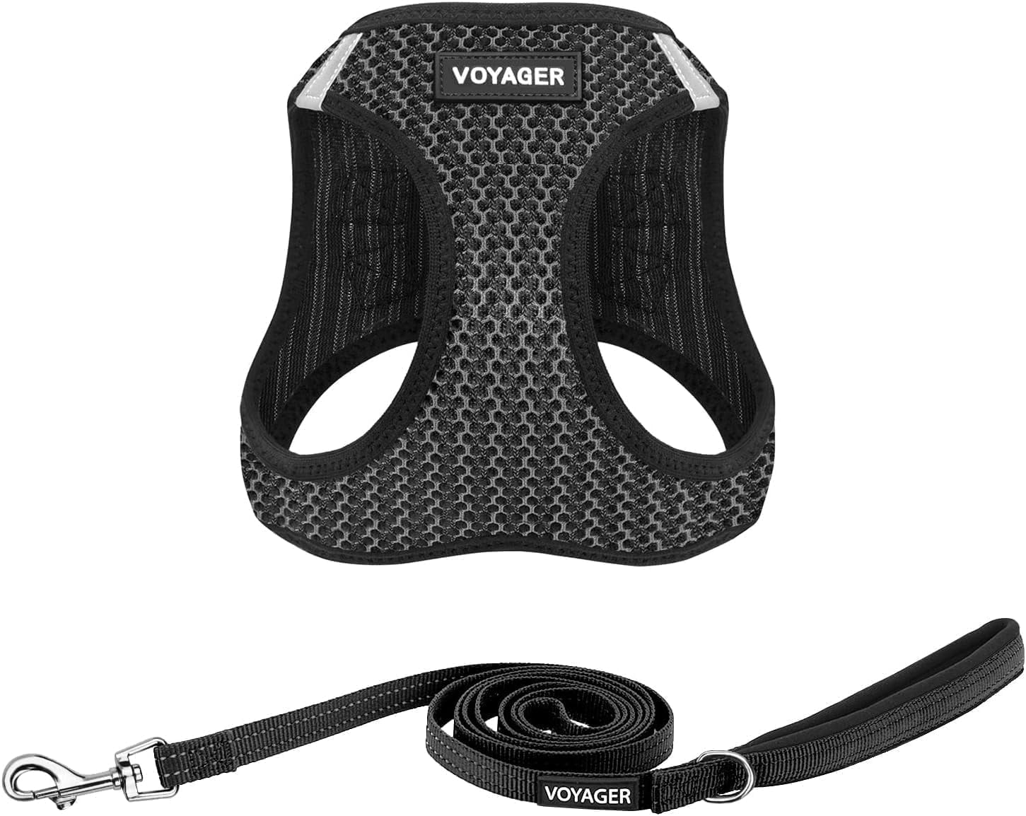 Voyager Step-In Air All Weather Mesh Harness & Reflective Dog Leash ...