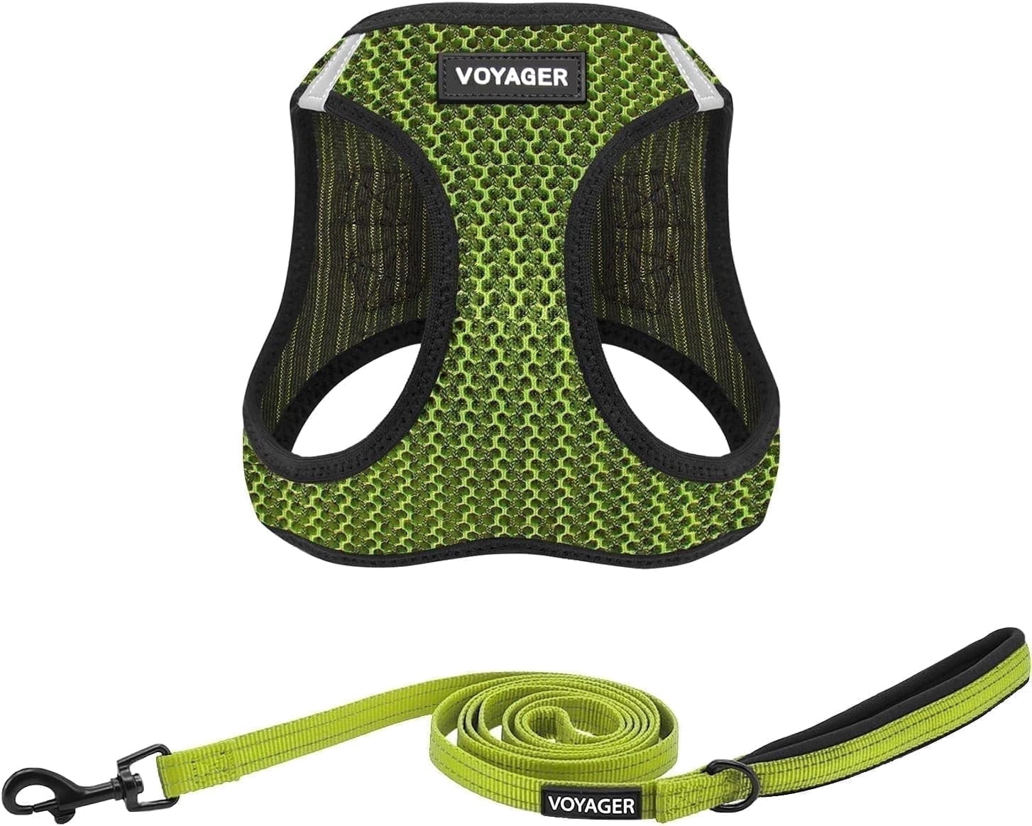 Voyager Step-In Air All Weather Mesh Harness & Reflective Dog Leash ...