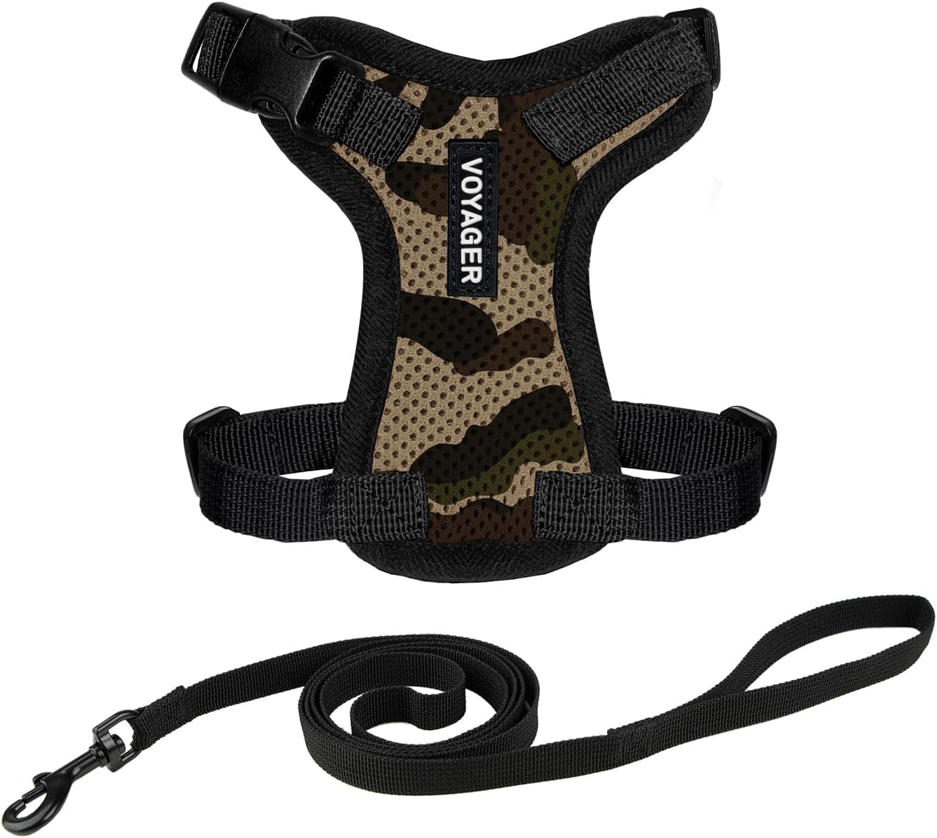 Voyager Step-in Lock Adjustable Cat Harness w. Cat Leash Combo Set with ...