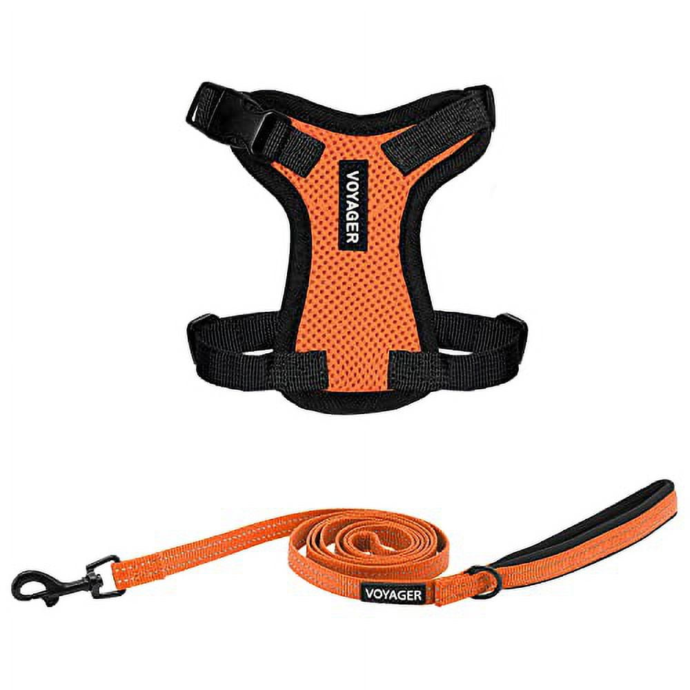 Voyager Step-in Lock Dog Harness w\ Reflective Dog Leash Combo Set with ...