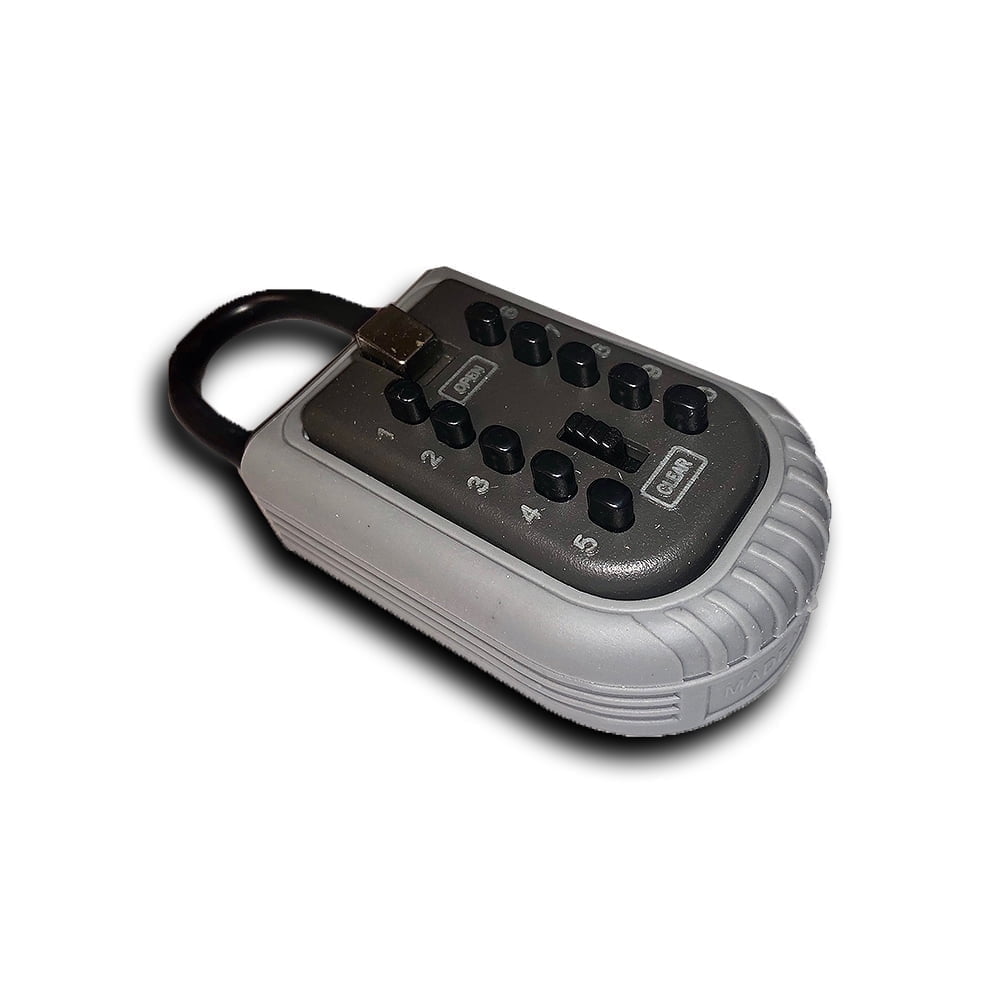 Voyager Tools Portable Push Button Combination Lock Box, Safes ...