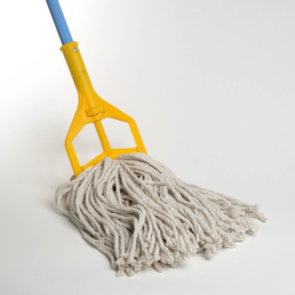 Voyager Tools Top Performance Cotton Cleaning Mop with Durable Plastic ...