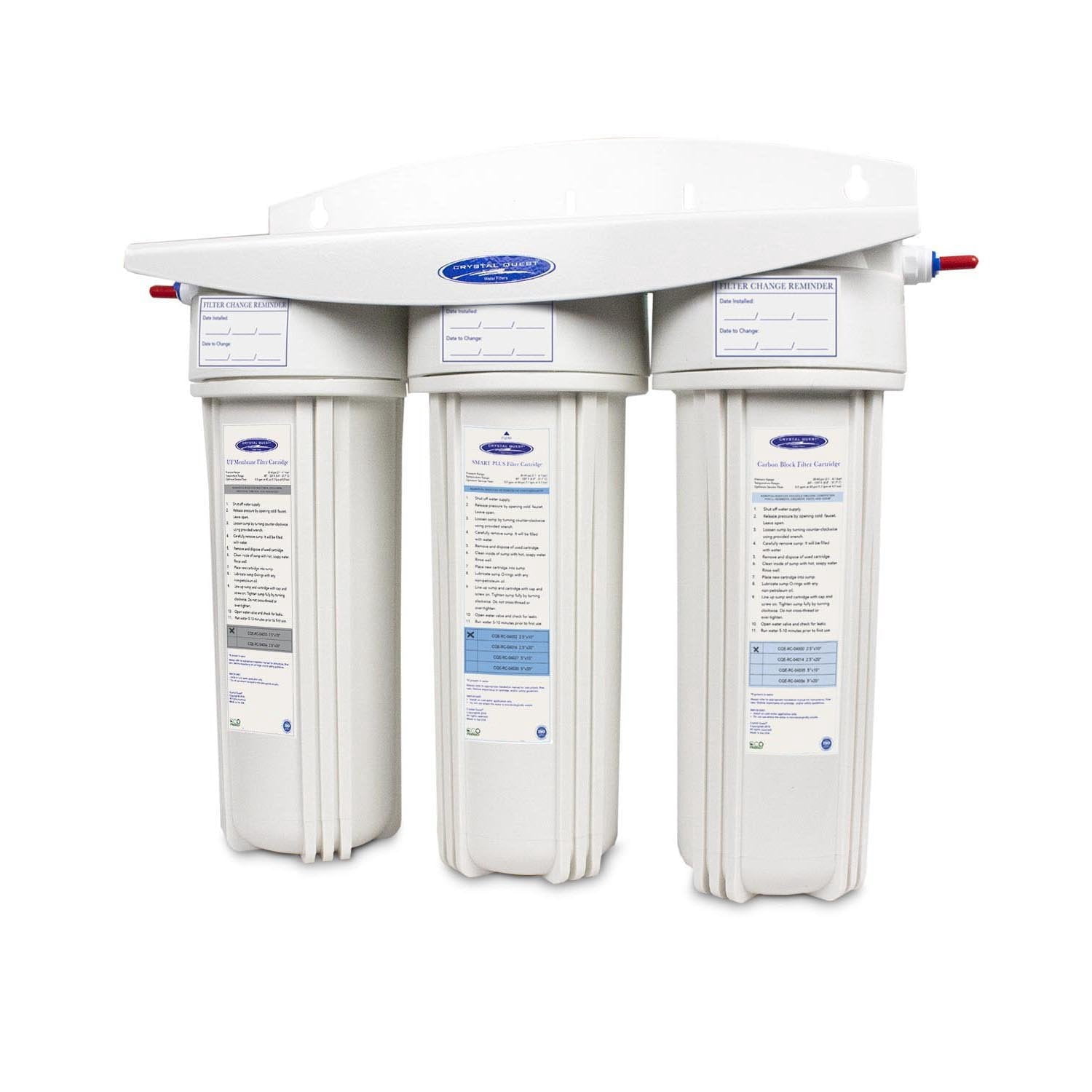 Voyager Triple Inline Water Filter System Filters 10000 gallons ...