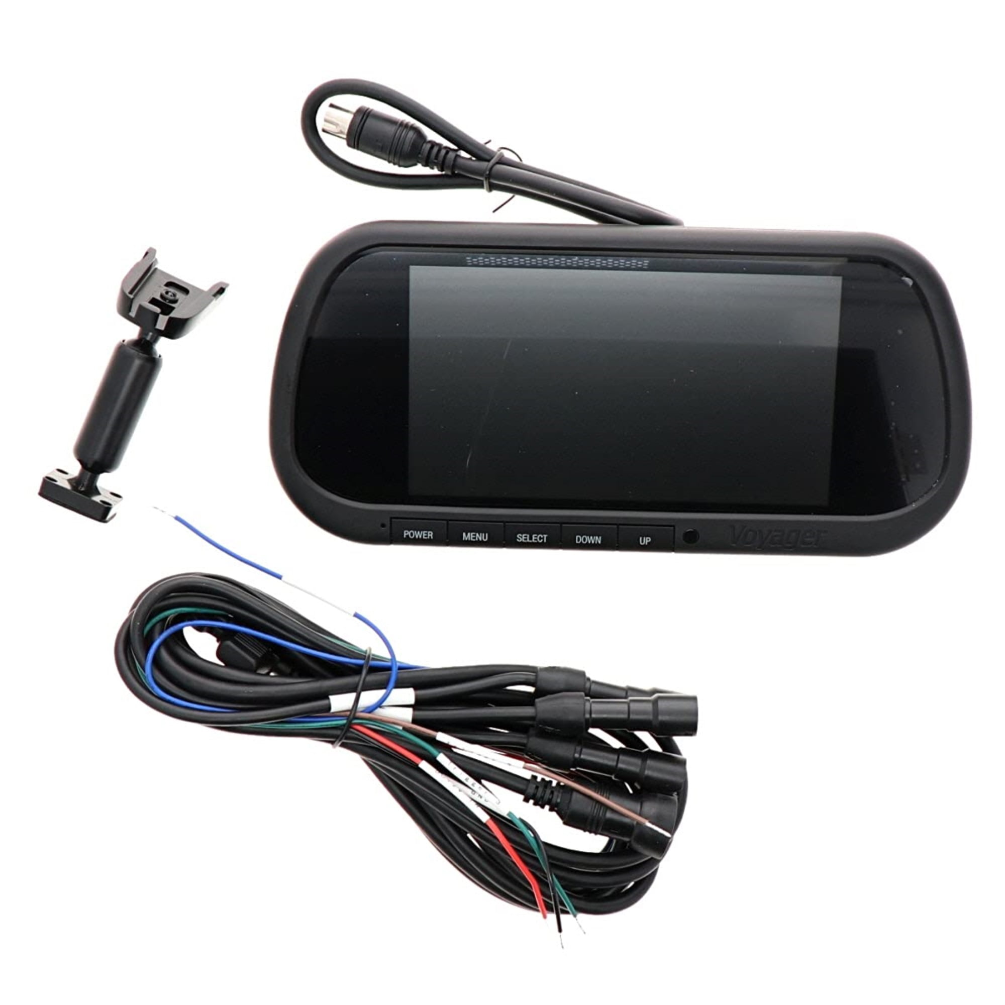 Voyager VOM74MM Replacement 7" TFT LCD Rearview Mirror Monitor; Matte ...