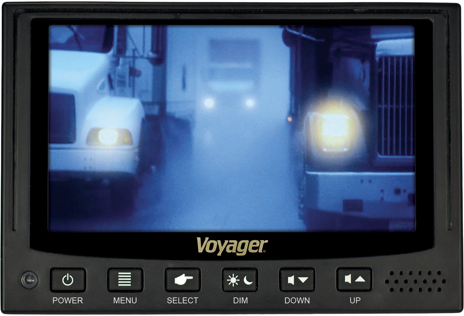 Voyager VOM74WP Heavy Duty 7" QuadView Multi-Screen Rear/Back View ...