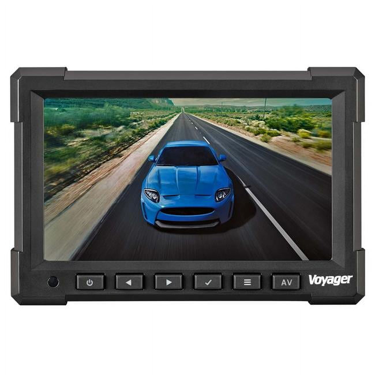 Voyager Vom718 7" Lcd Color Backup Rear View Vehicle Observation ...