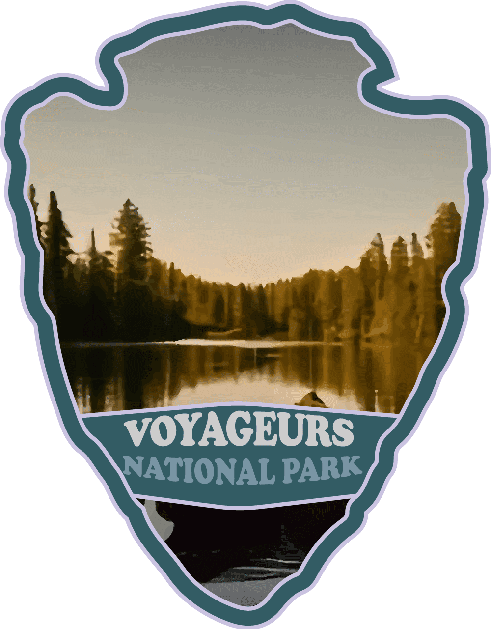 Voyageurs National Park Decal Sticker 6 inches - US National Parks ...