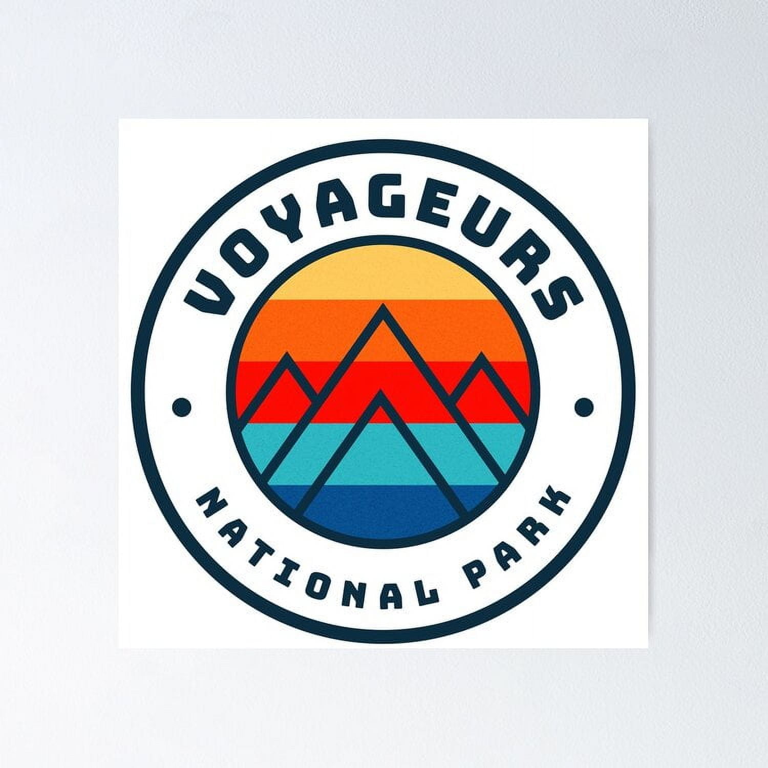 Voyageurs National Park Minnesota Family Vacation Dog Mountains Poster ...