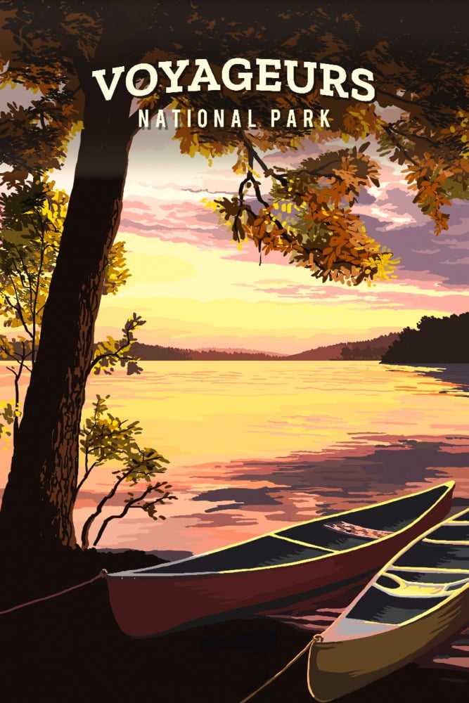 Voyageurs National Park, Minnesota, Painterly National Park Series ...