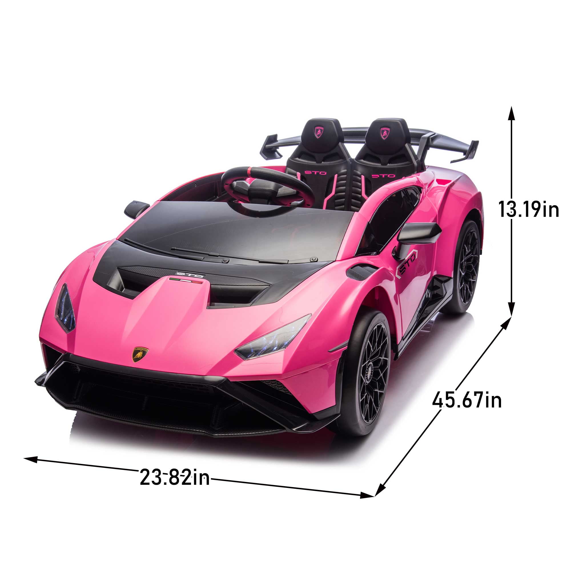 Voyago Lamborghini Huracan Sto 24V Kids Electric Ride-On Drift Car ...