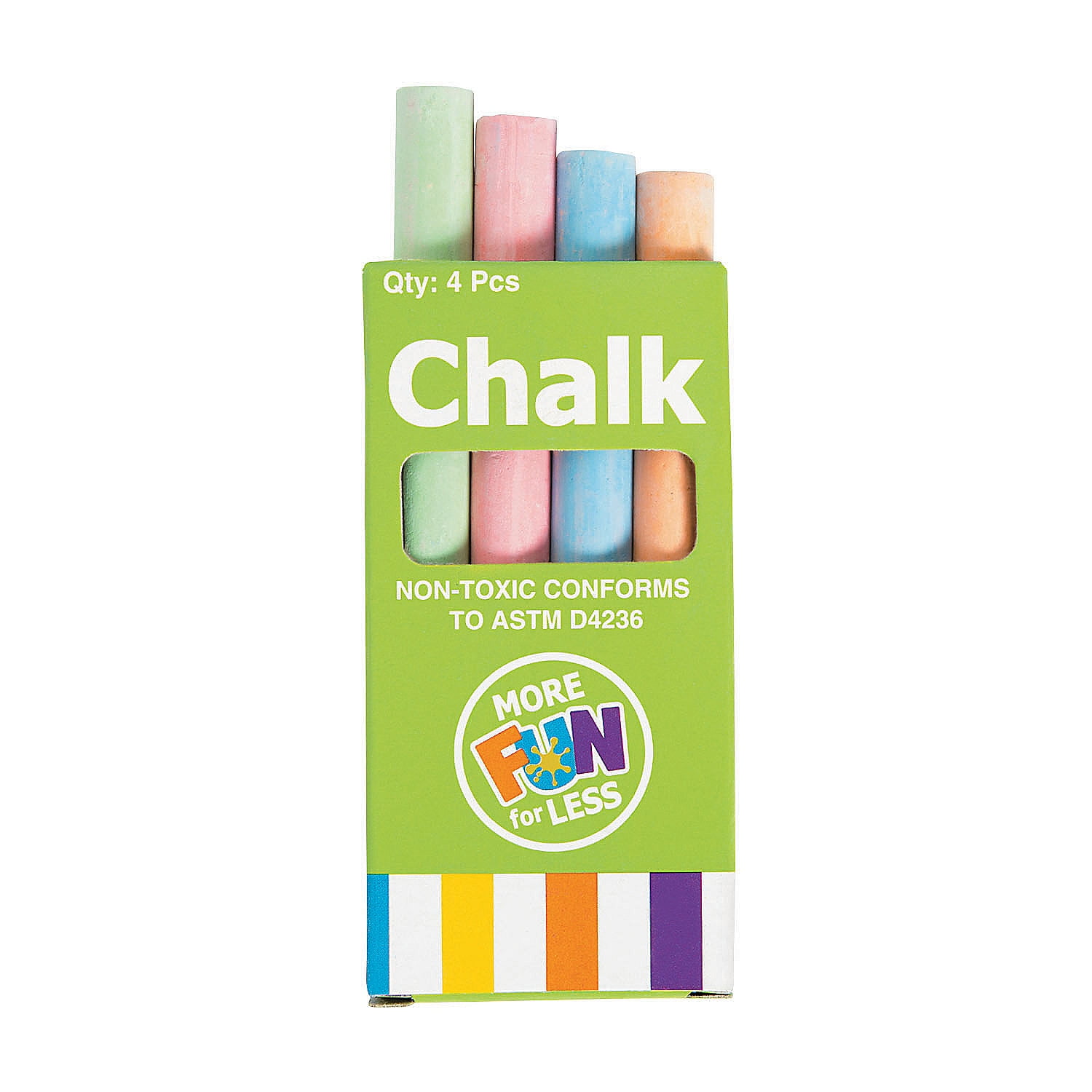 Vp 4-Pc Boxed Chalk (1Dz/Pbh) 6 Pbh/Un - Basic Supplies - 72 Pieces ...