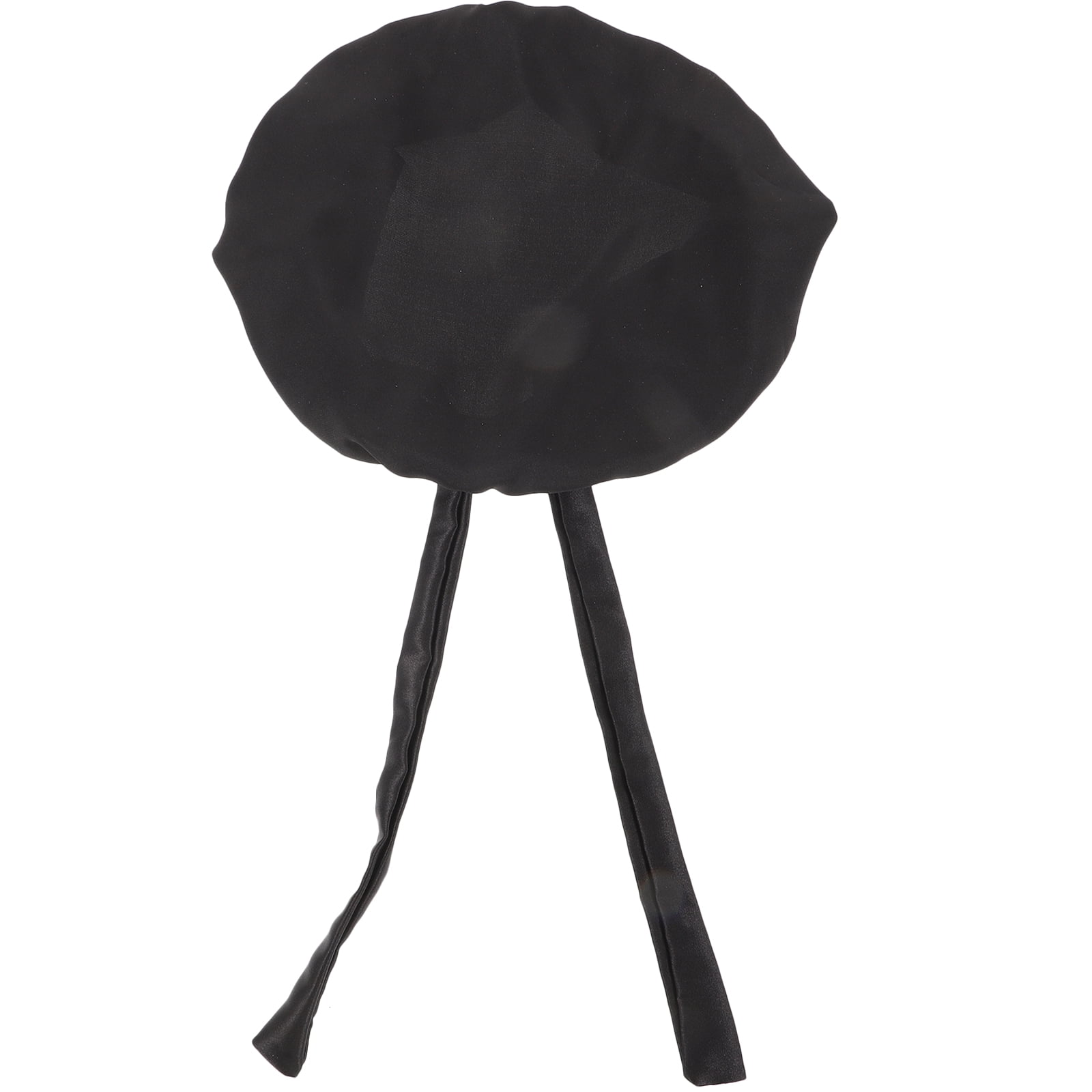 Vpartwig Curly Human Hair Bonnet Satin Silk for Sleeping Soft Girl ...