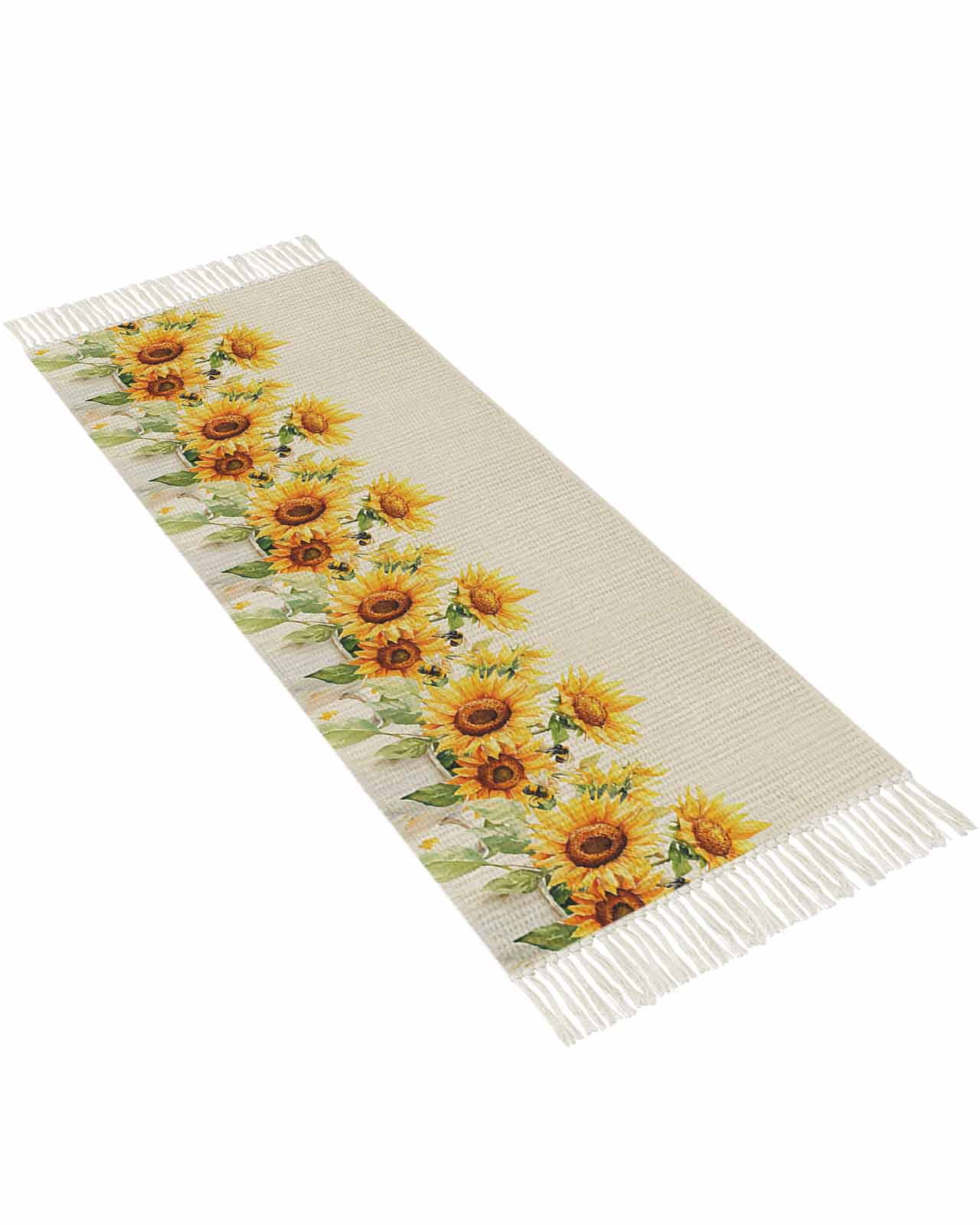 Vpkiifhi Sunflower Kitchen Runner 2 x 4 Ft, Lightweight Entryway Rug ...
