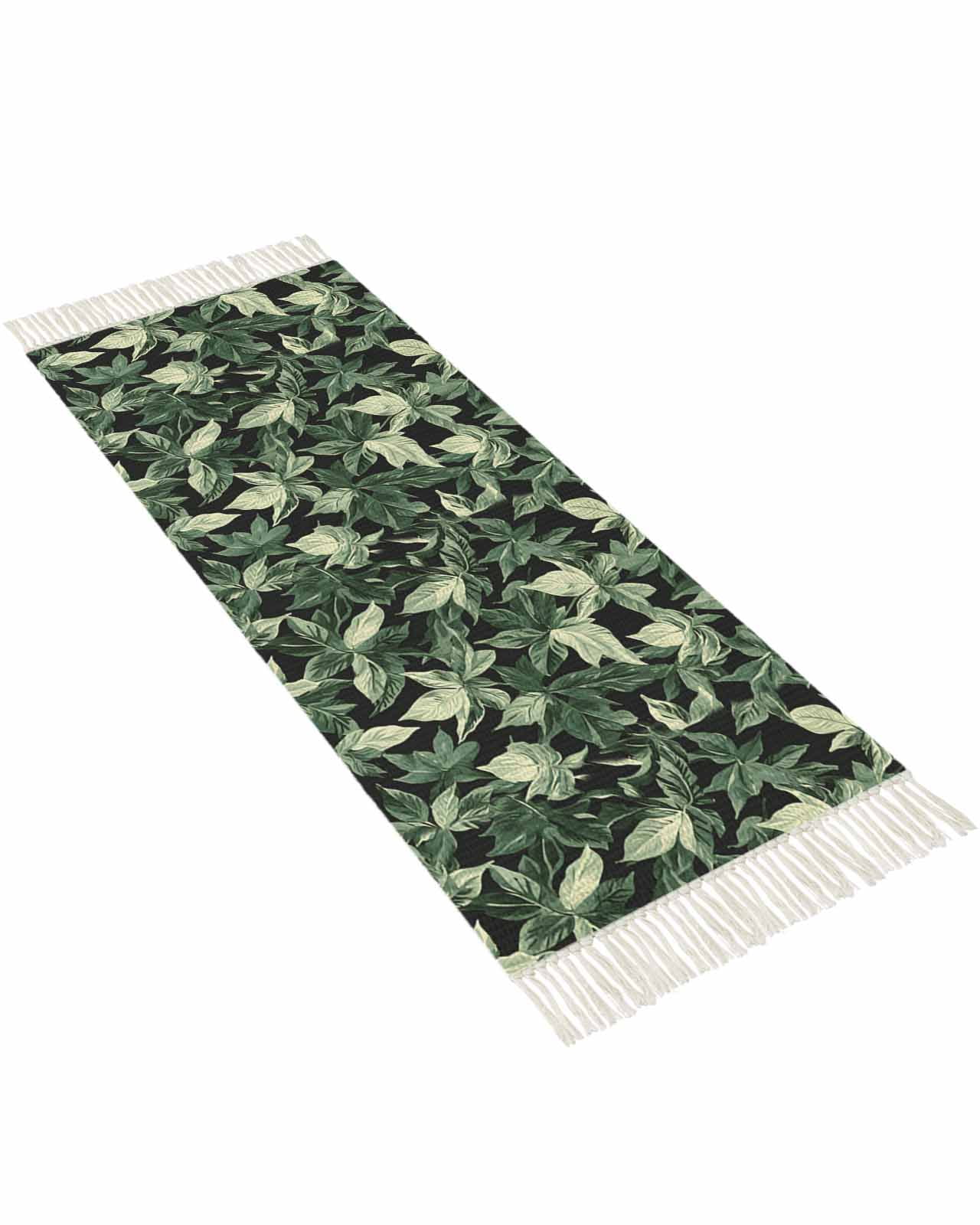 Vpkiifhi Tropical Leaf Hallway Runner Rug 2 x 6 Ft, Long Area Floor Mat ...