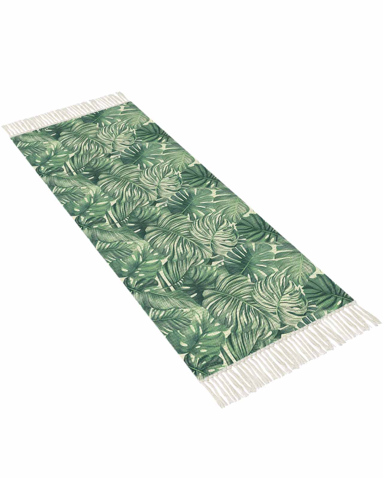 Vpkiifhi Tropical Leaves Rugs for Entryway 2 x 5 Ft, Laundry Room Rug ...