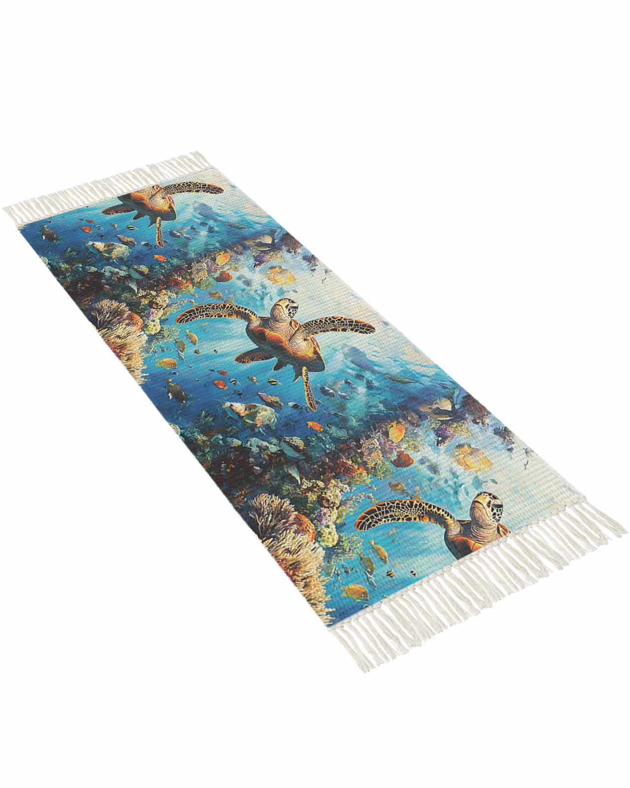 Vpkiifhi Turtle Kitchen Runner 2 x 4 Ft, Lightweight Entryway Rug for ...