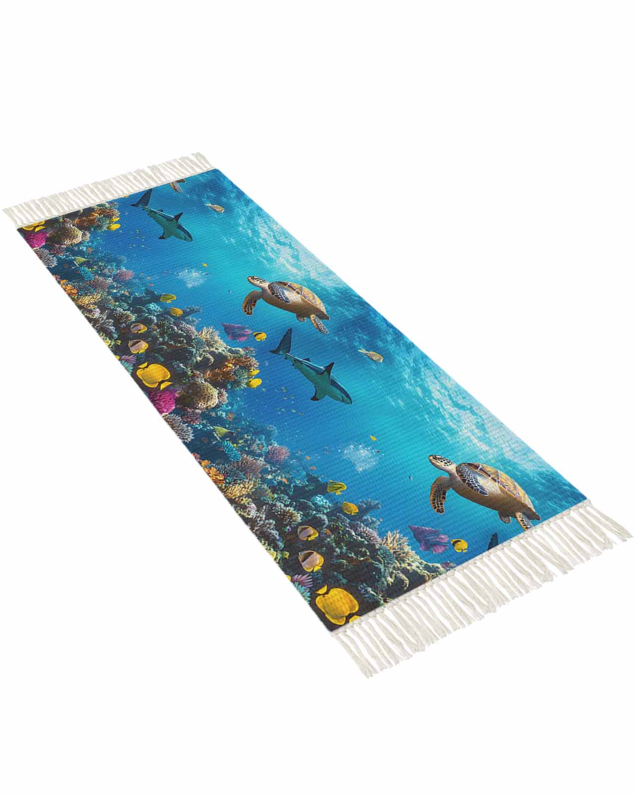 Vpkiifhi Turtle Rugs for Entryway 2 x 5 Ft, Laundry Room Rug Washable ...