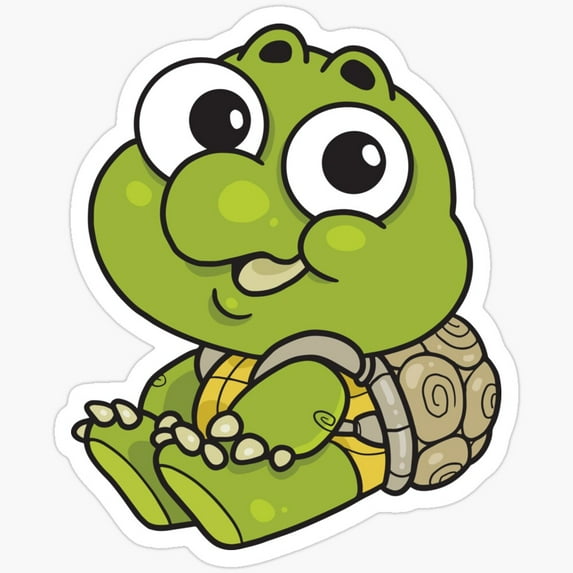 Vr Cute Turtle Sticker Phone Decal Water Bottle Stickers Car Decals ...
