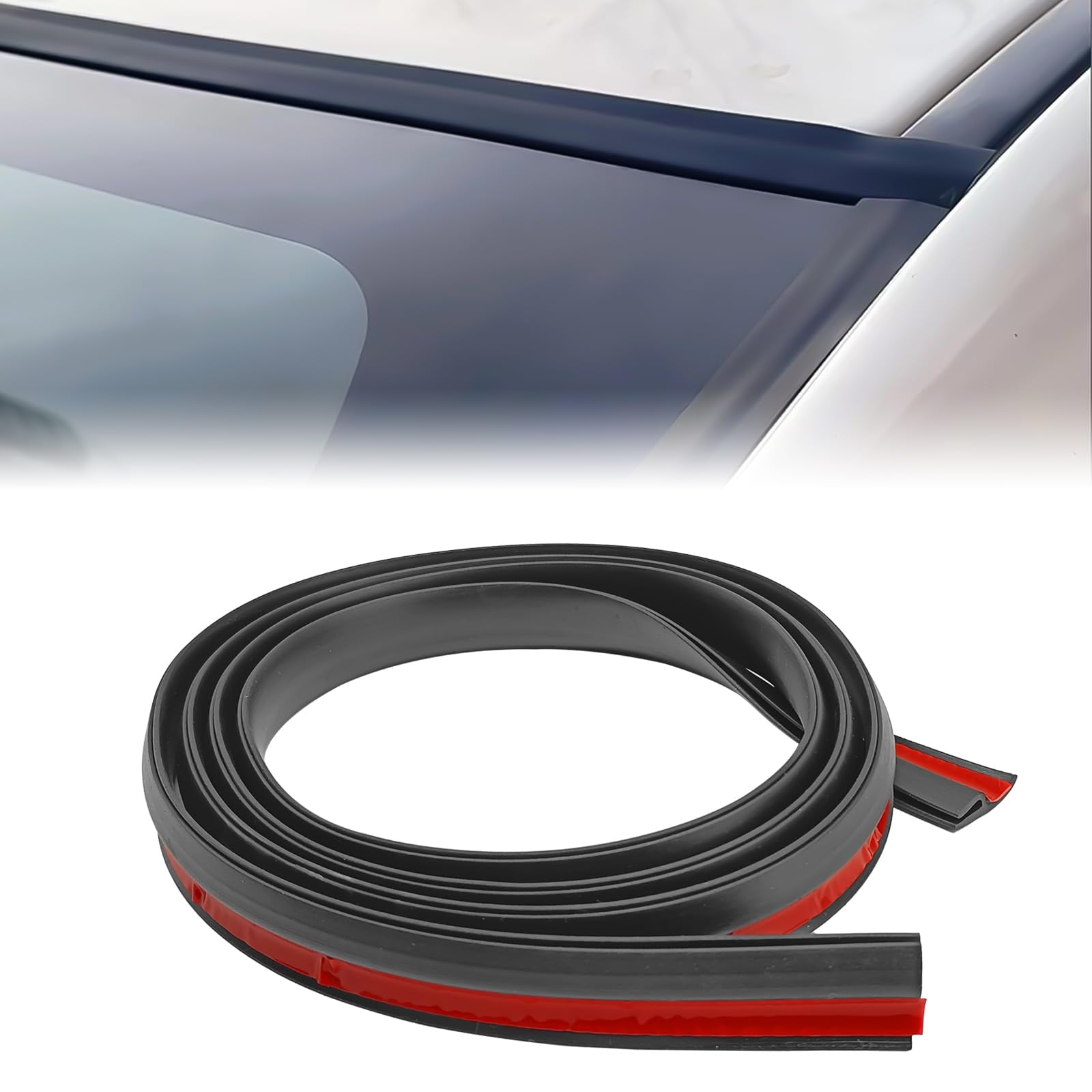Vrasly Windshield Rubber Seal RRF12 Strip - 1.7M/ 5.6Ft Rubber Weather ...