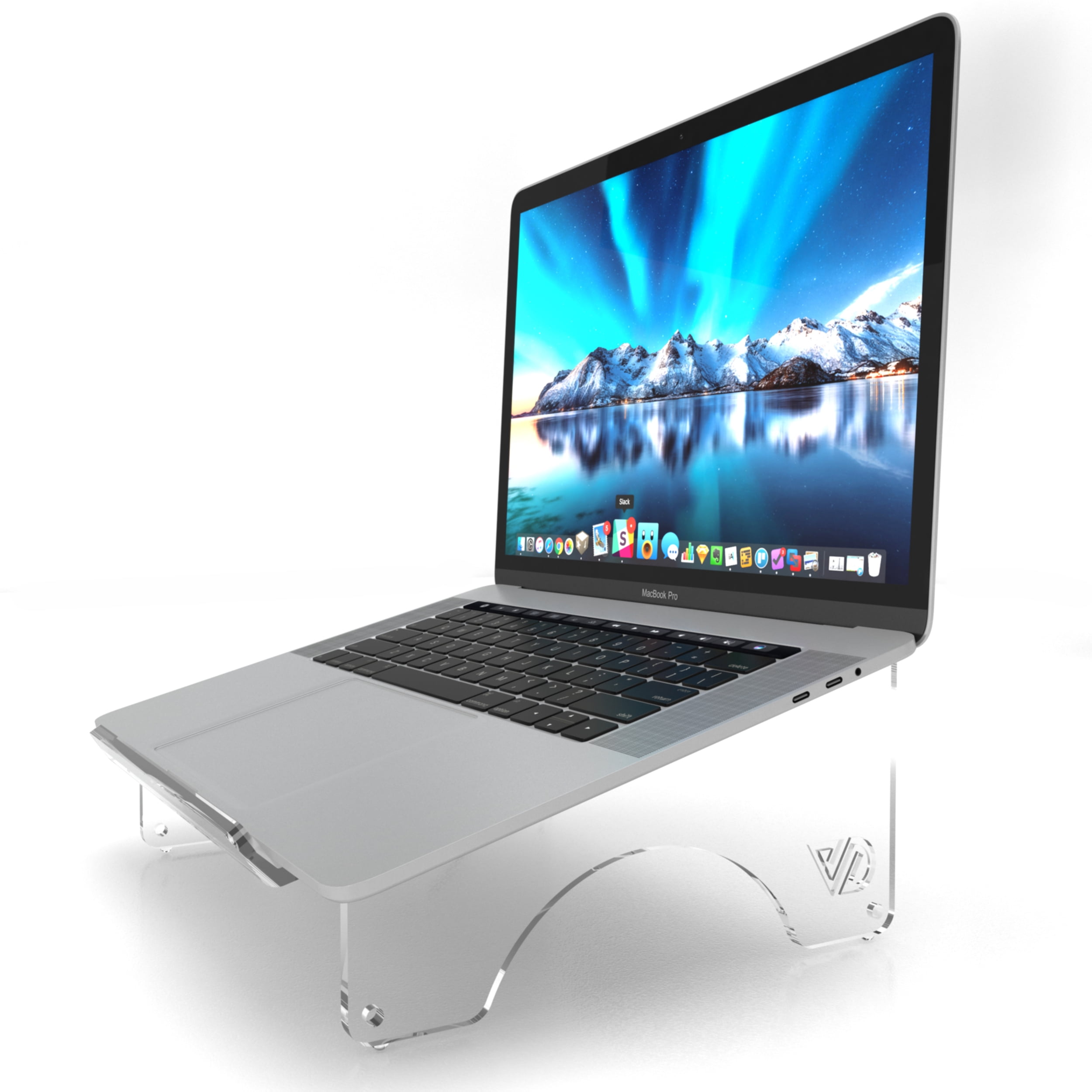 Vray Designs LLC 6mm Clear Acrylic Laptop Stand for 10-17in Laptops ...