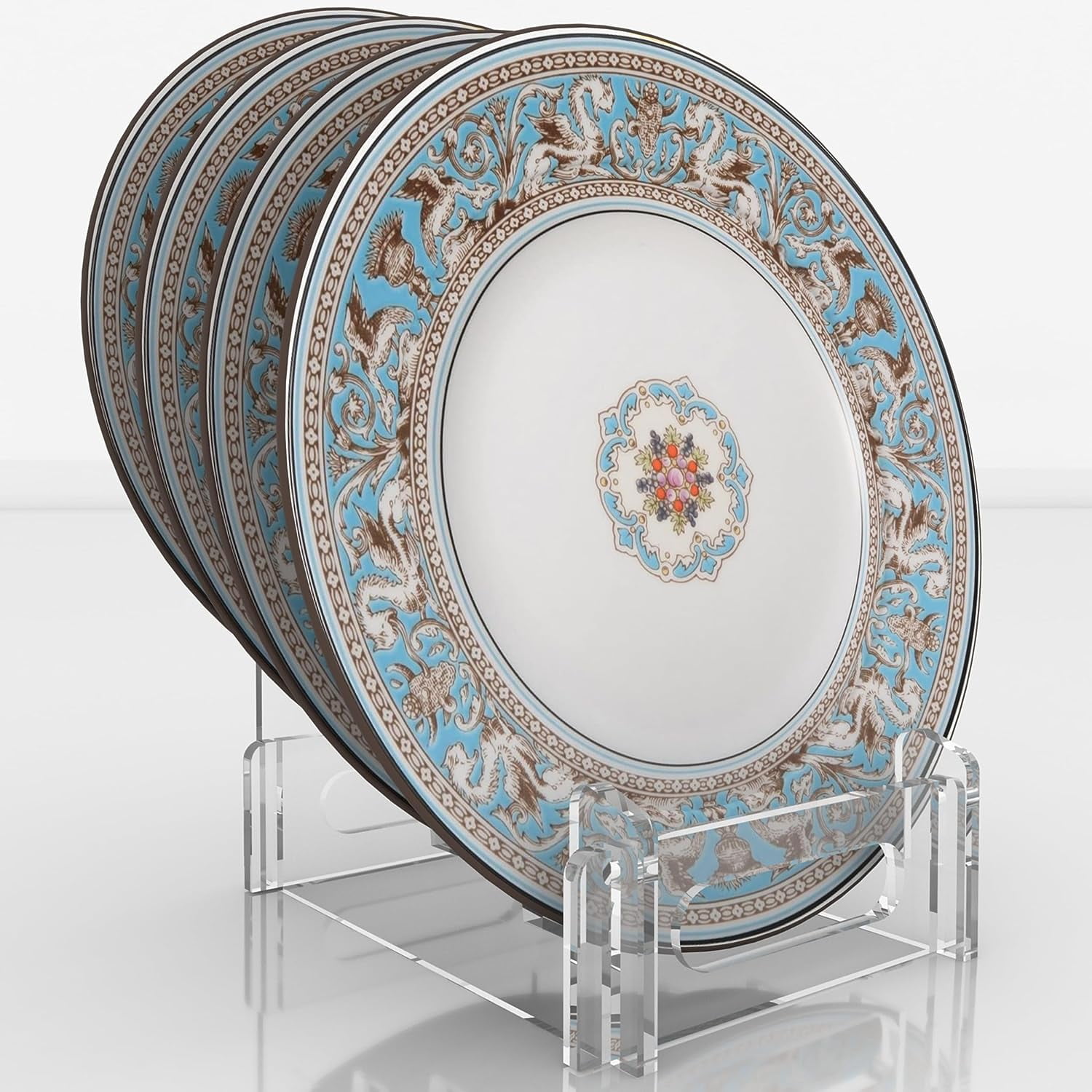 Vray Designs LLC - Clear Acrylic 2 Plate Stands: Elegant Dinnerware ...