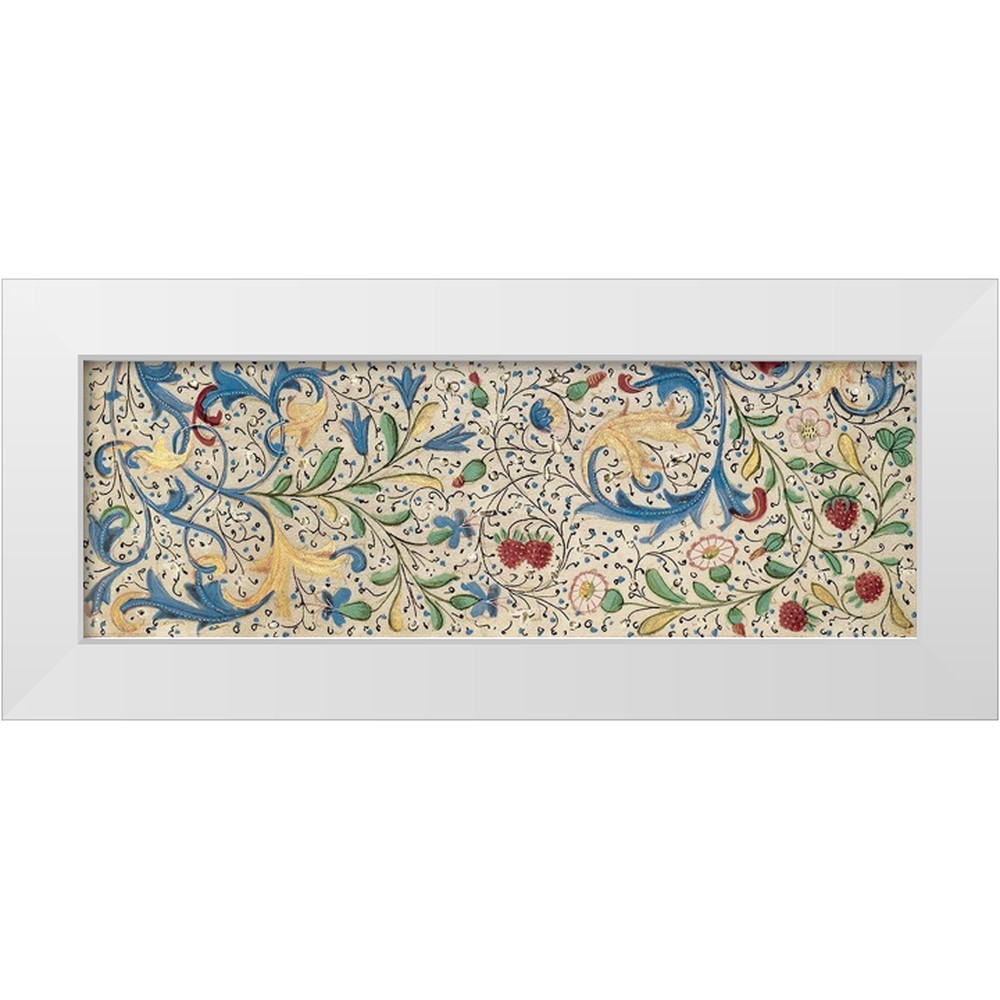 Vrelant, Wilem 32x13 White Modern Wood Framed Museum Art Print Titled ...
