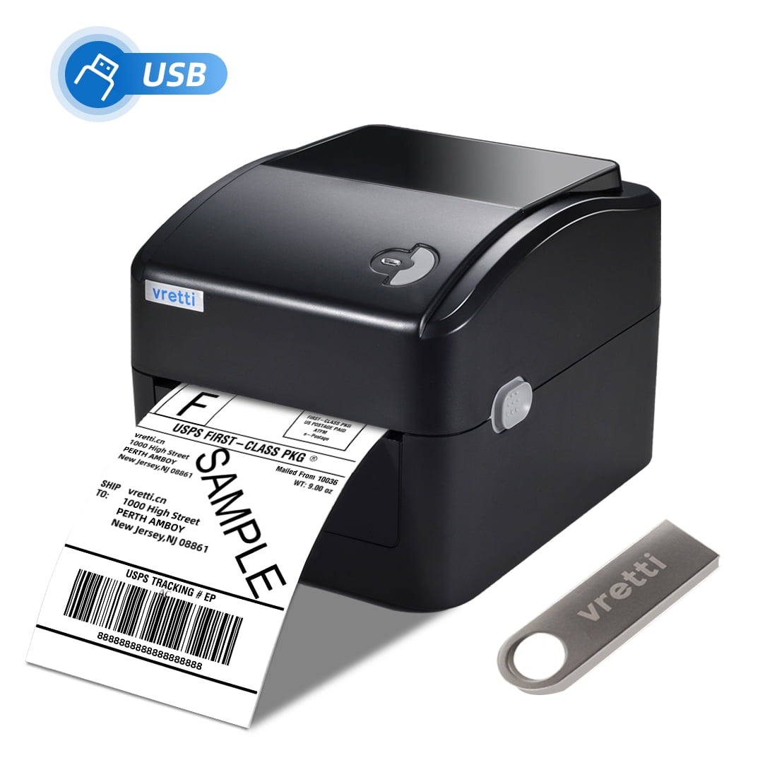 VRETTI 4x6 Thermal Shipping Label Printer, High-Speed Machine for ...