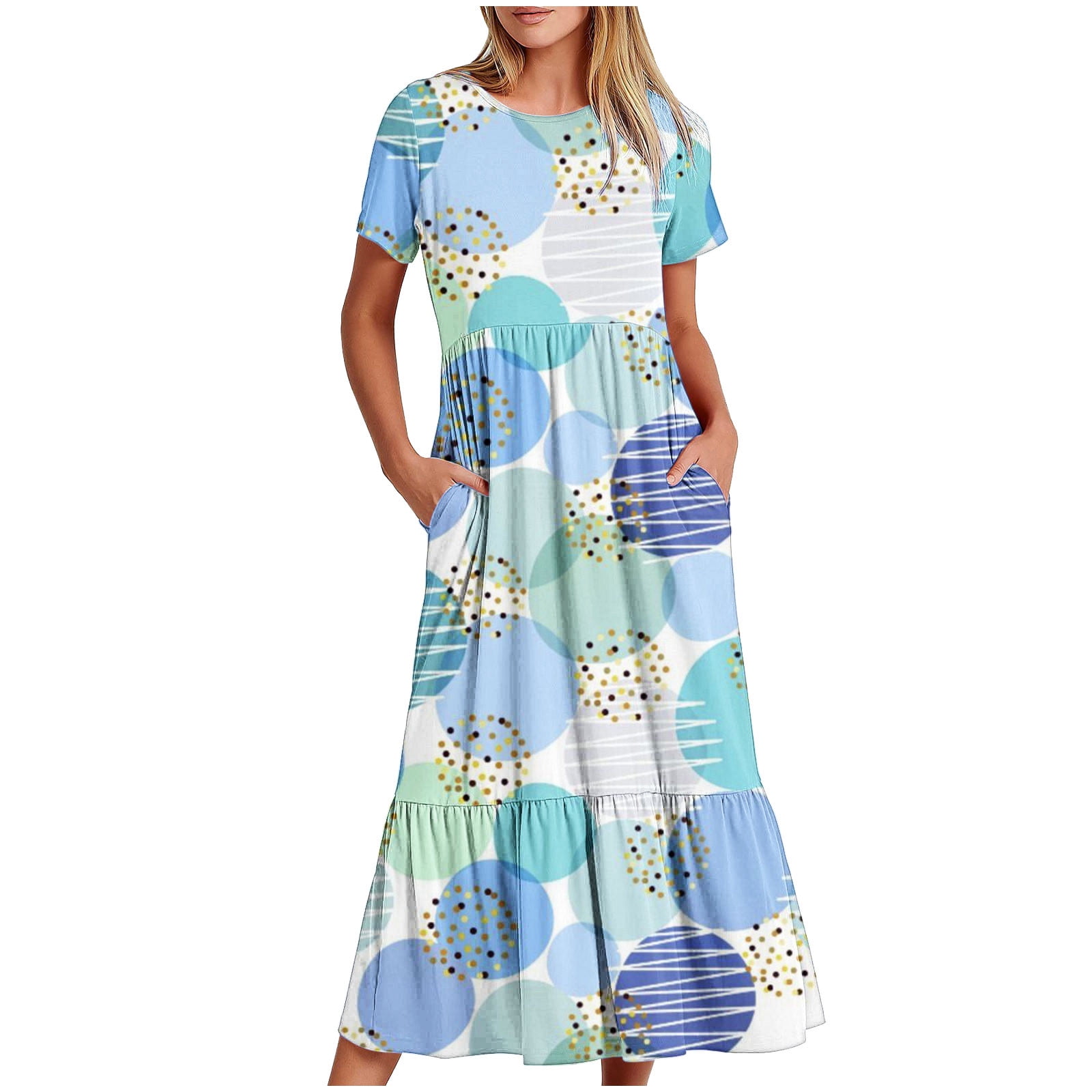 Vrhaik Dresses For Big Busted Women Dress For Women Casual Flowy Summer