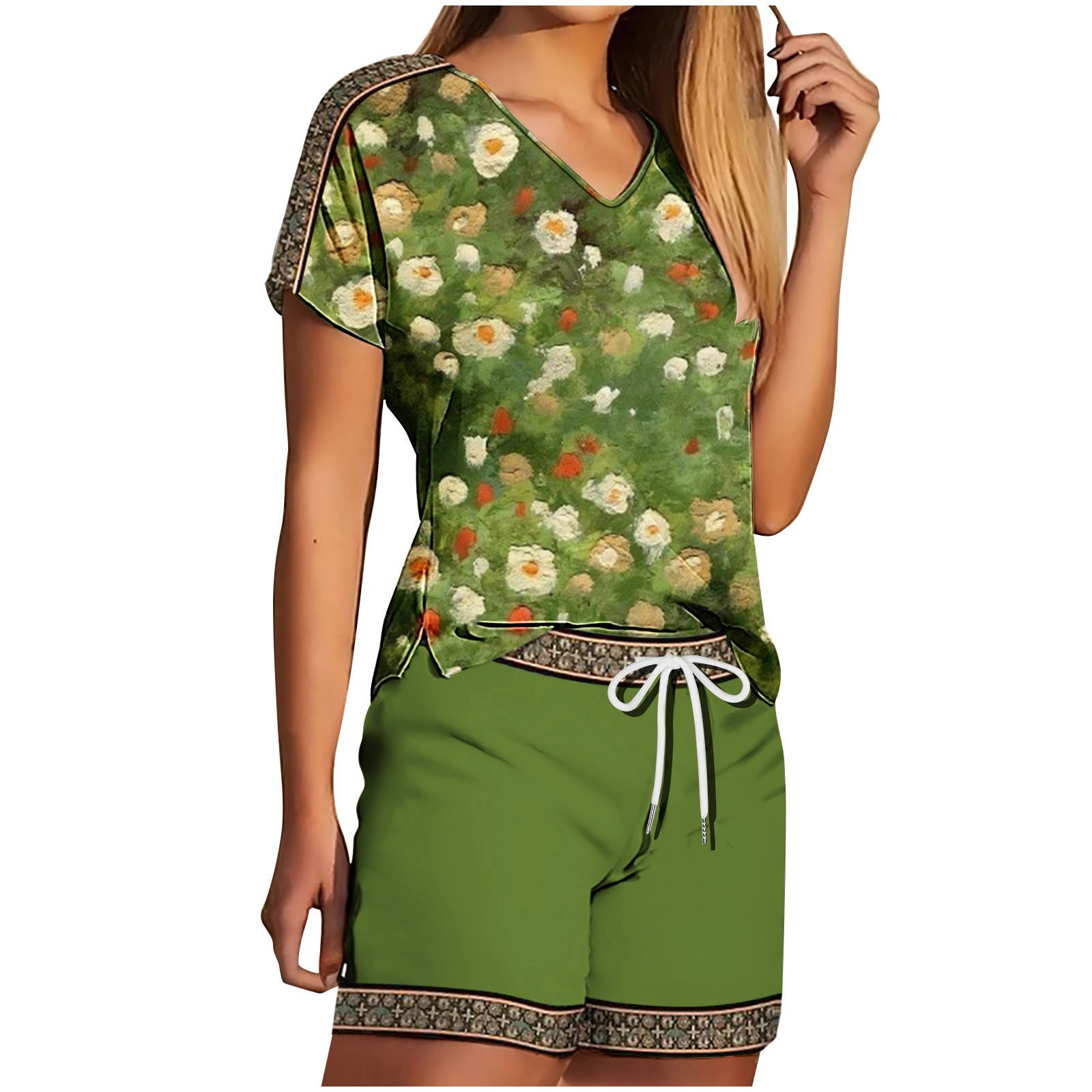 Vrhaik Outfits for Women 2 Piece Sets Womens Travel Outfits Womens ...