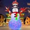 Gemmy 8' Sam The Snowman Rudolph Airblown Inflatable Christmas ...