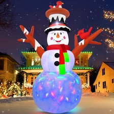 ANIMAT3D Inflatable Jabberin' Jack Projection Halloween Pumpkin with ...