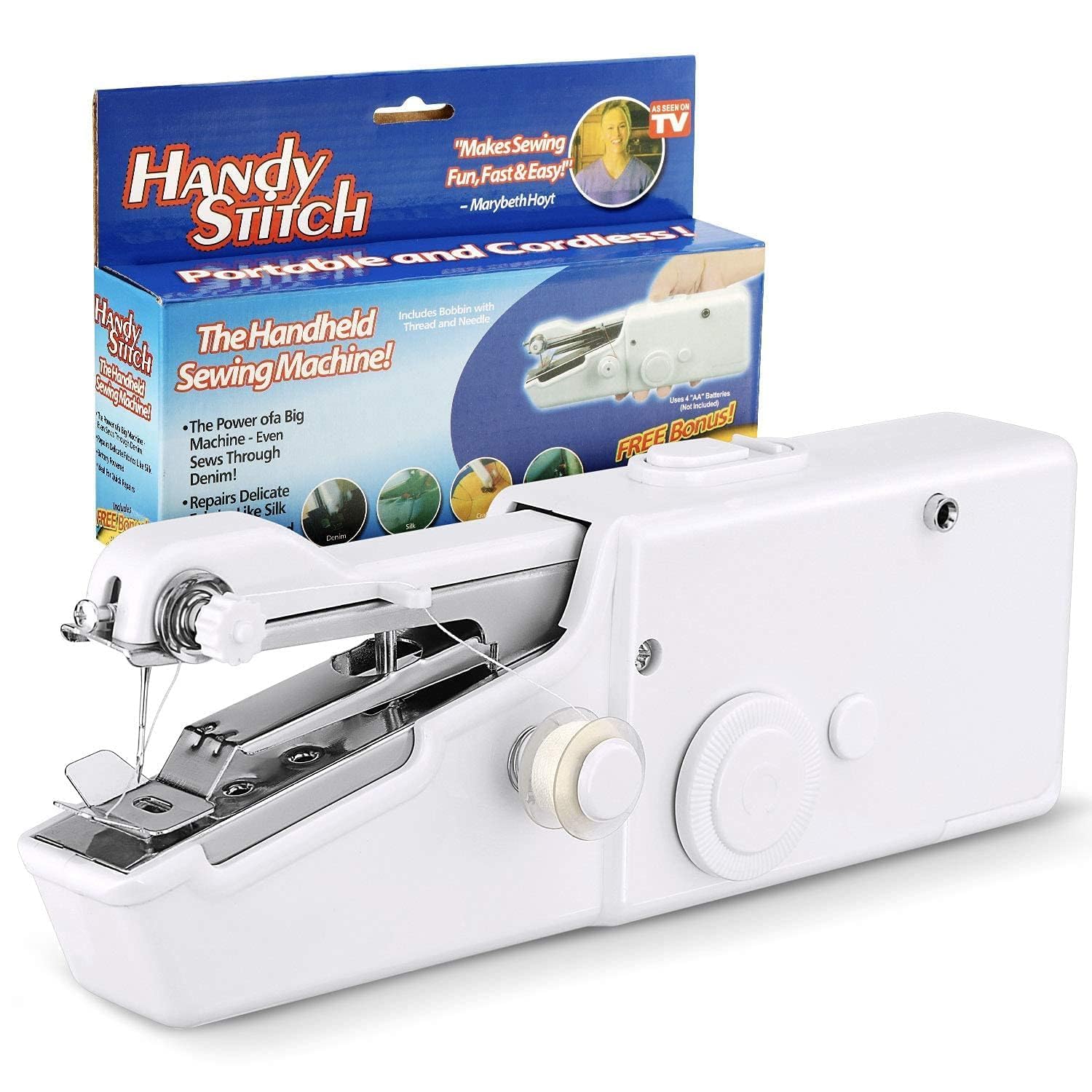 Vrishay Electric Handy Stitch Mini Hand Sewing Machine Stapler Style ...