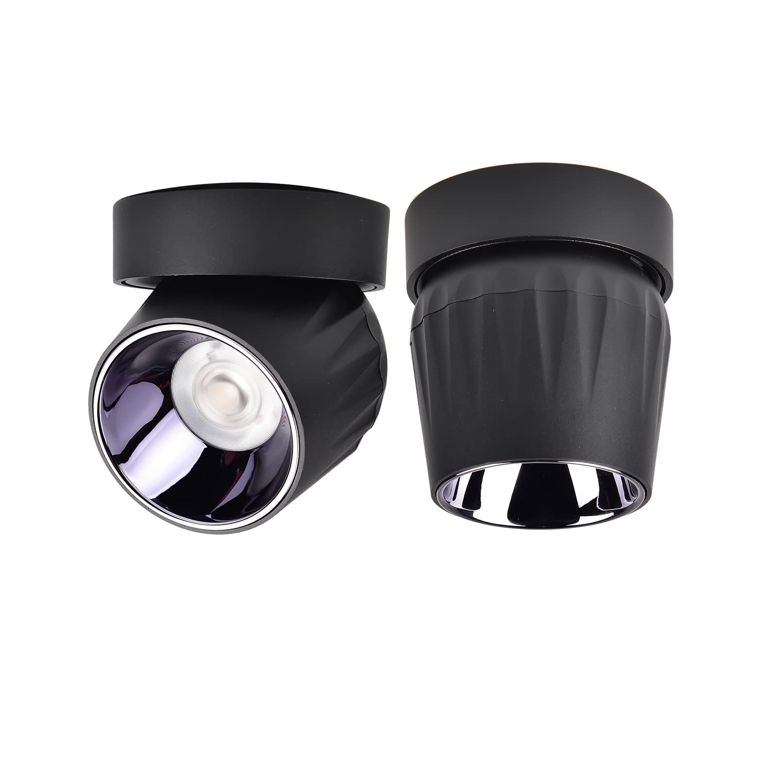 Vrnzau LED Ceiling Spotlight 12W - Directional Spot Light Rotate ...