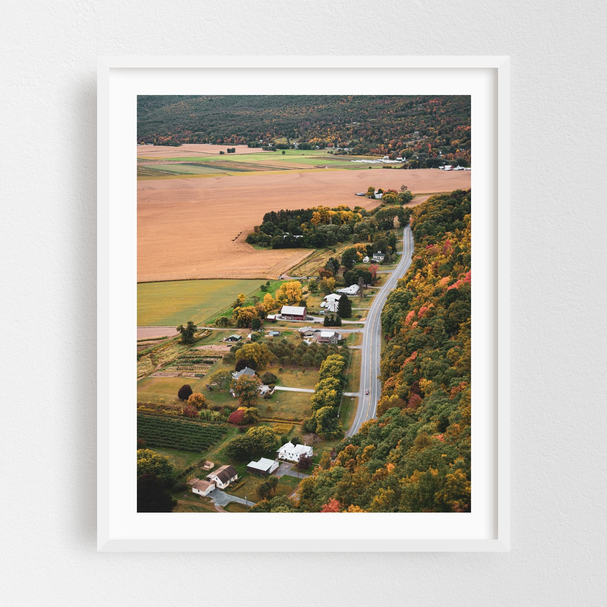 Vroman's Nose View - New York Photography Rural Autumn Farmhouse ...