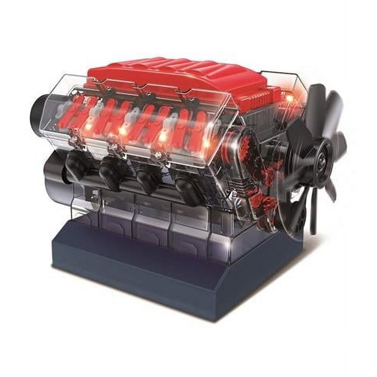 Vroom STEM V8 Model Combustion Engine Set - Black - Walmart.com