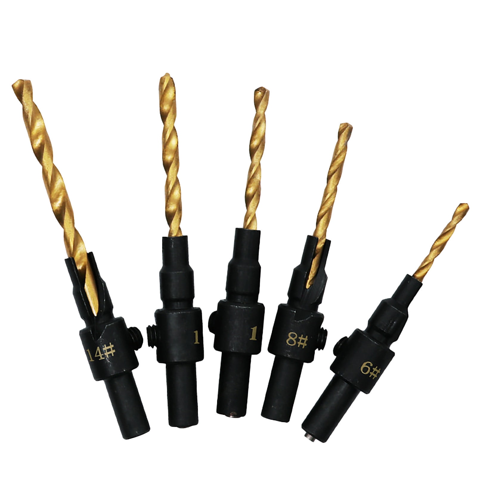 Vrorvz 1 4 Inch Quick Change Hex Shank Countersink Drill Bit Set for ...