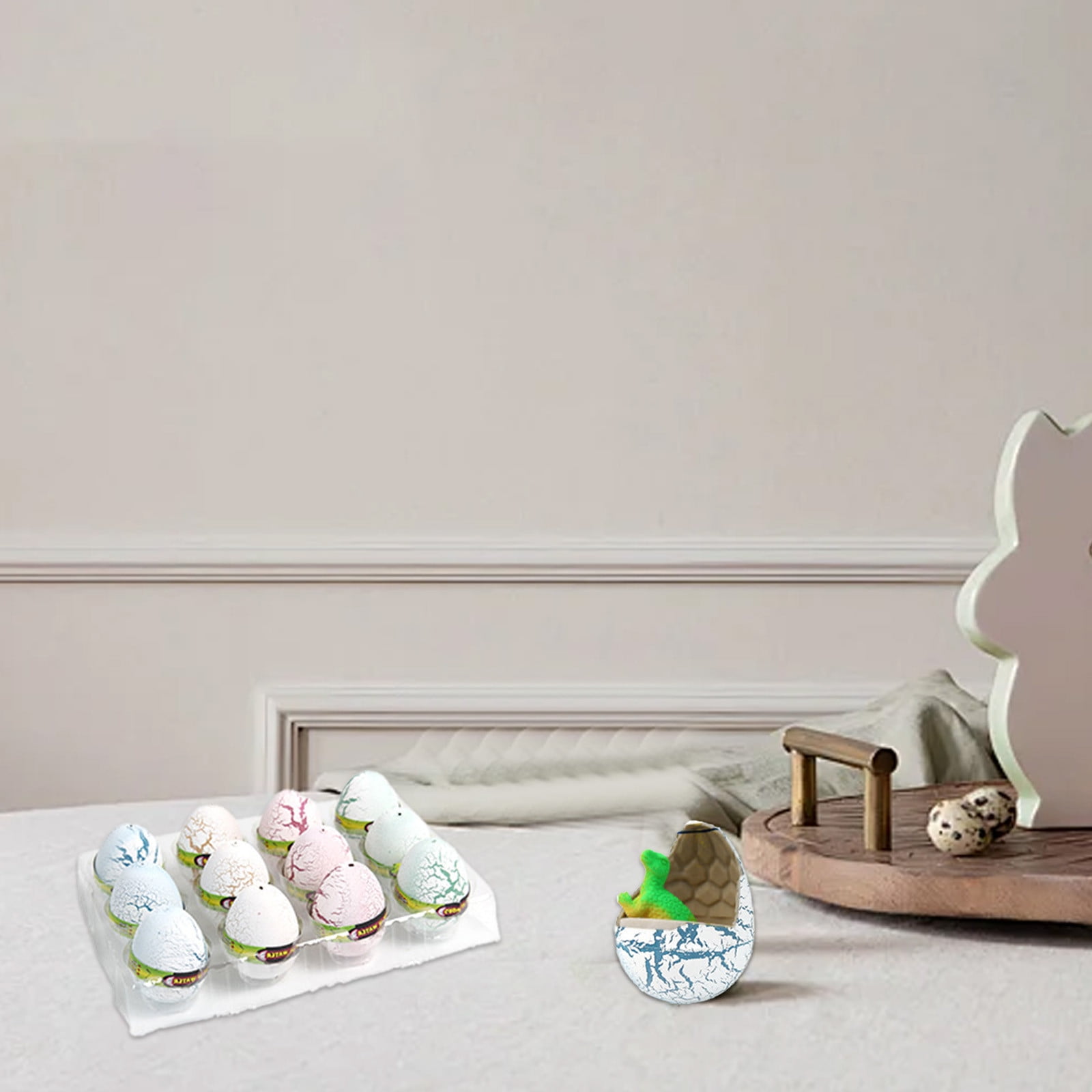 Vrorvz 12-Pack Hatching Surprise Dinosaur Eggs-Easter STEM Educational ...