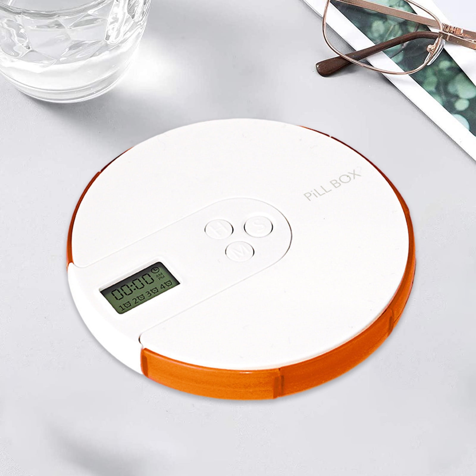 Vrorvz 7 Day Portable Digital Organizer with Alarm Reminders ...