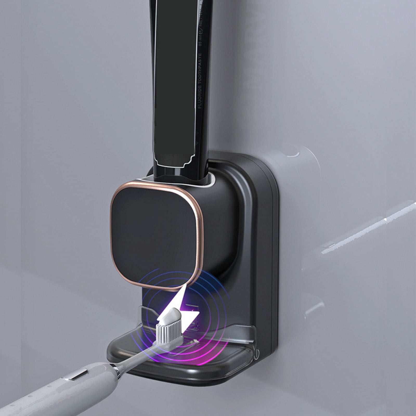 Vrorvz Automatic Sensor Toothpaste Dispenser Wall Mounted Hands Free ...