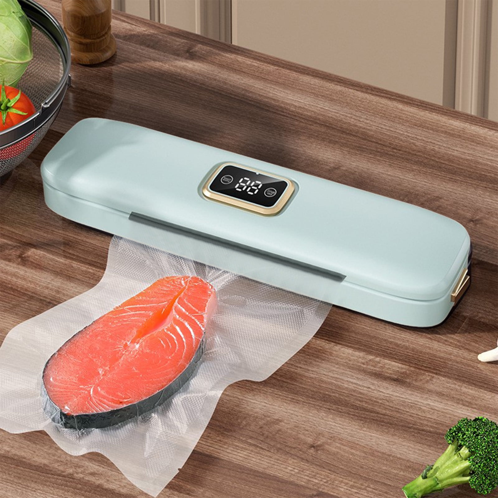 Vrorvz Automatic Vacuum Sealer Machine for Food Preservation and ...