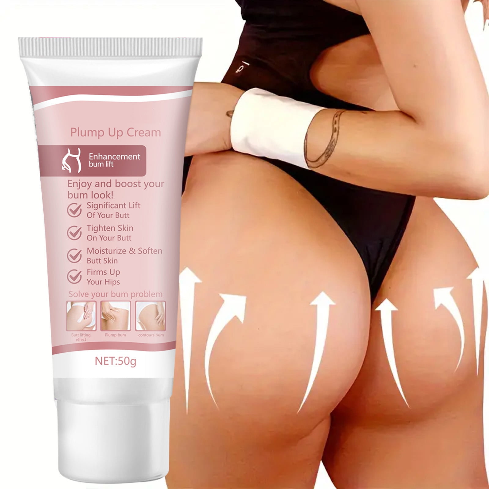 Vrorvz Buttocks Firming Cream Enhance Skin Elasticity Moisturizing Massage Nourishes Lifts Non ...