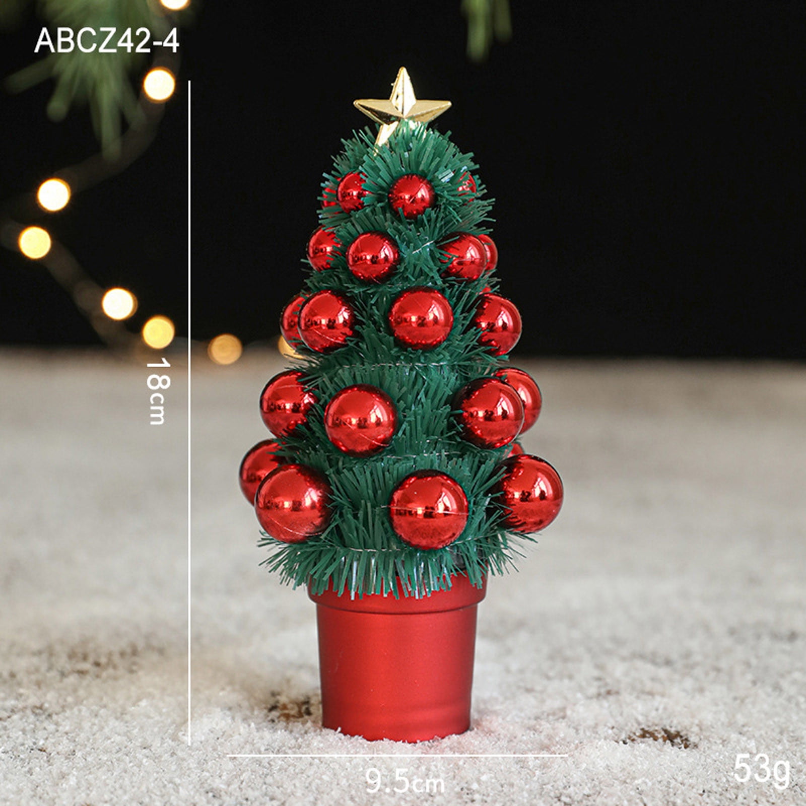 Vrorvz Christmas Decorations Christmas Ornaments Mini Tabletop Tree for ...