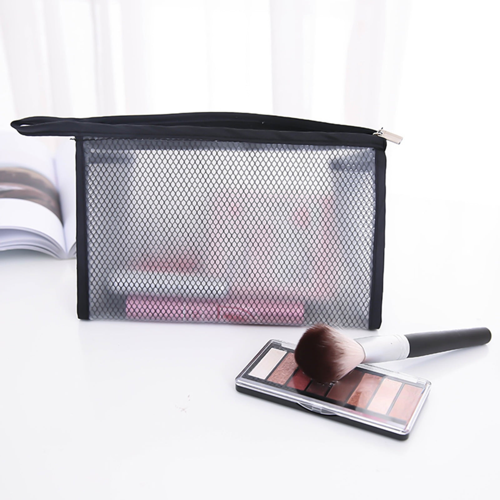 Vrorvz Clear PVC Toiletry Bag Travel Makeup Organizer with Sturdy ...