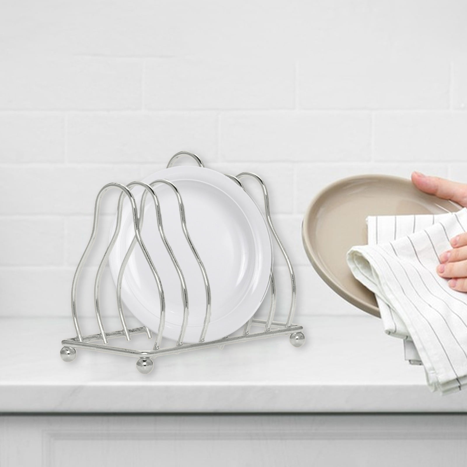 Vrorvz Compact Iron Rack for Kitchen Countertop,Space Saving,Rust Proof ...